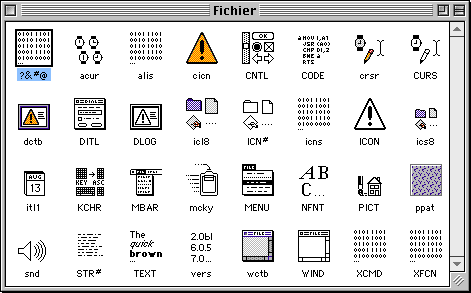 Souvenir – ResEdit – Les trésors de l'Aventure Apple