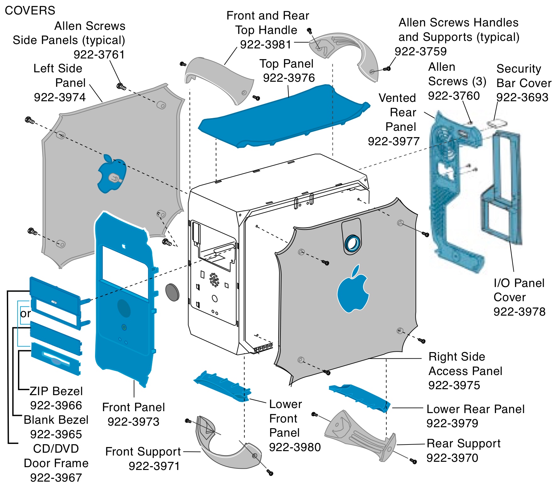 Un PowerMacintosh G3 tout nu – Les trésors de l'Aventure Apple