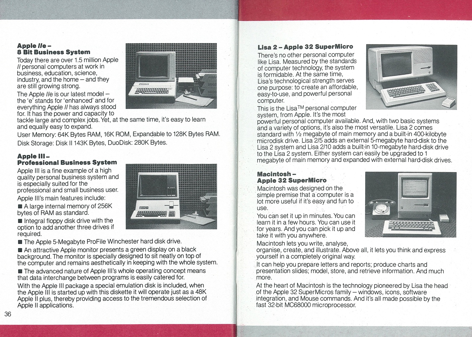 La gamme Apple en 1984 – Les trésors de l'Aventure Apple