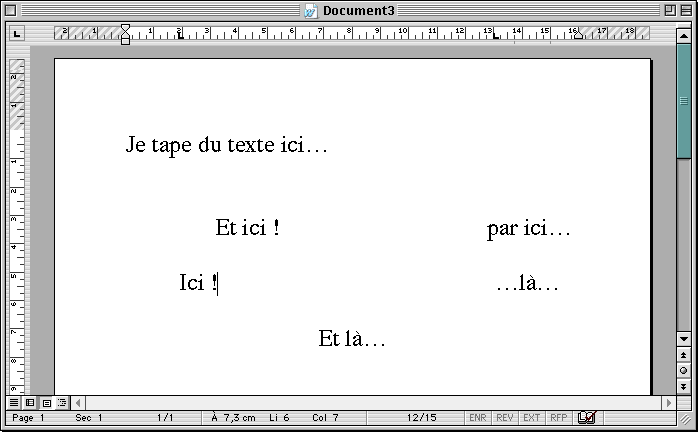 Une astuce pour Word 2001 – Les trésors de l'Aventure Apple