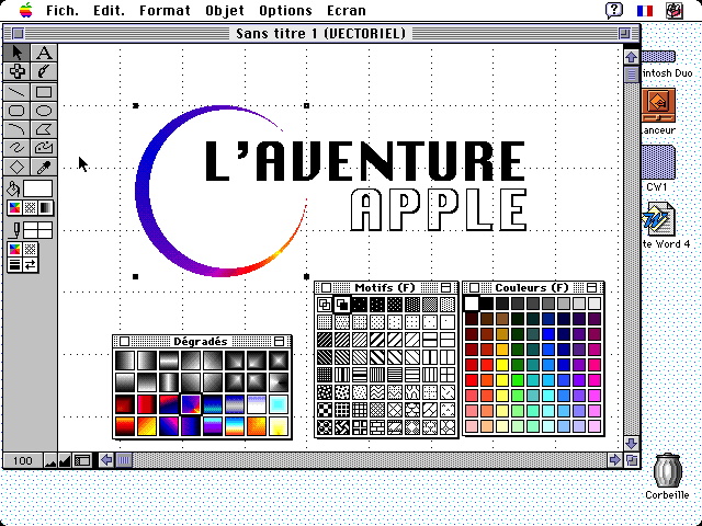 Souvenir – ClarisWorks (votez !) – Les trésors de l'Aventure Apple