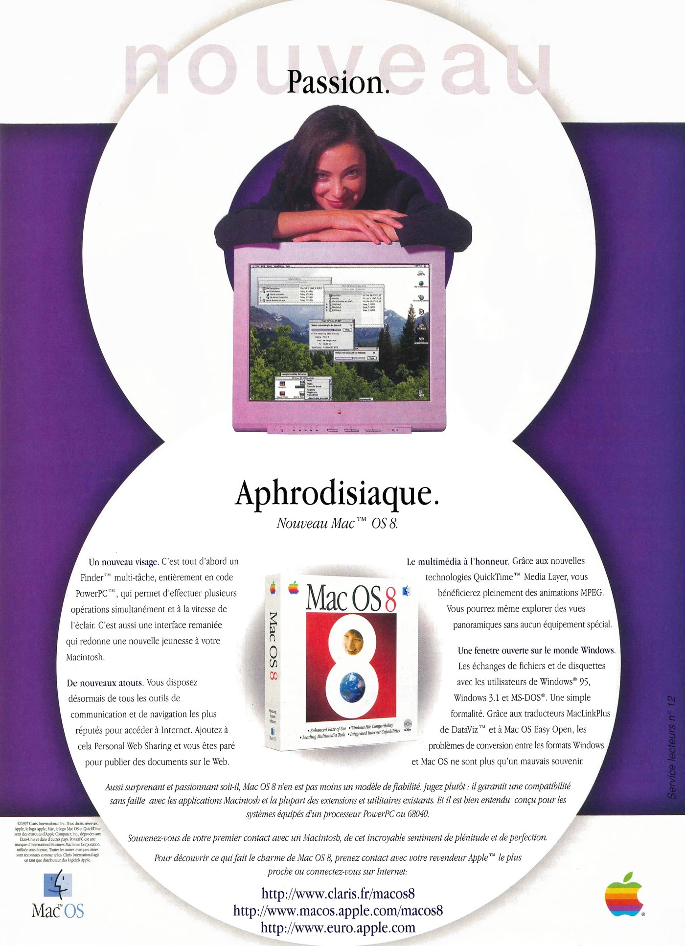 Publicité : Mac OS 8, aphrodisiaque – Les trésors de l'Aventure Apple